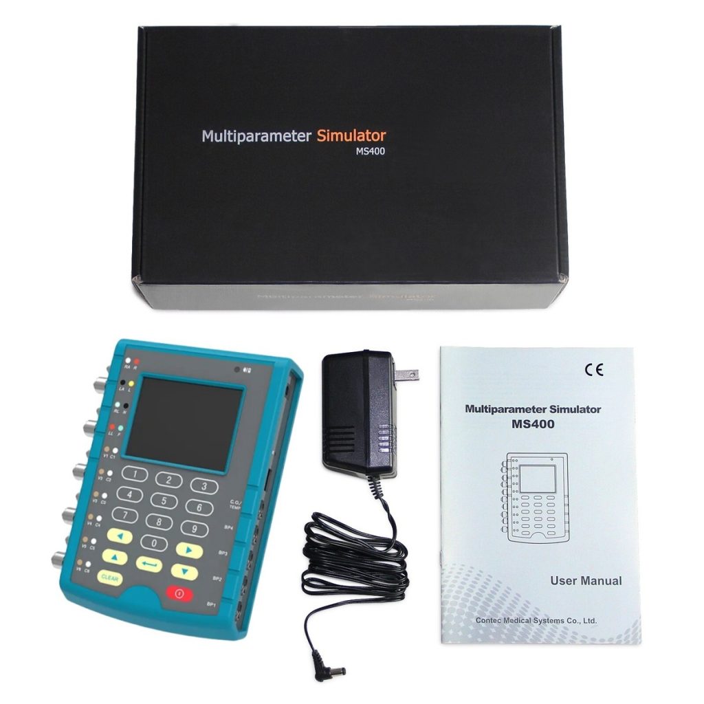 Simulator Multiparameter MS400 12 lead ecg, resp, temp & IBP – Medicalequip